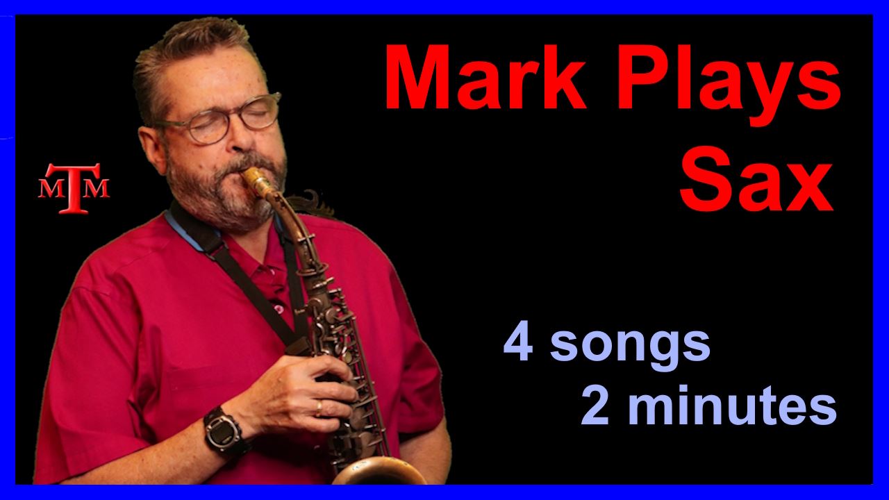 Listen to your sax teacher play